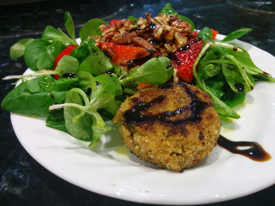 Fried Goat Cheese & Rapunzel Salad • snow.it.all | Toronto Foodie & Dogmom